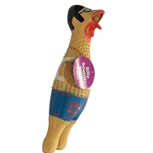 None | Party Supplies | Silly Squeaky Chicken Toy Multicolor Nwt | Poshmark